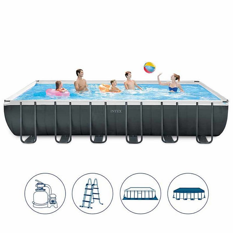 Intex - Prism Frame Pool Set, 457 x 122 cm | Wonderbayt