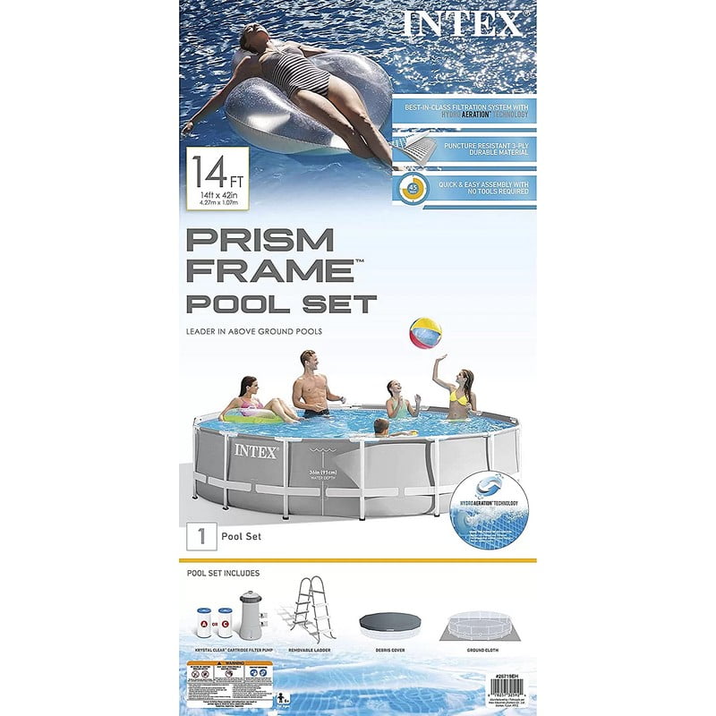 Intex - Prism Frame Pool Set, 427 x 107 cm | Wonderbayt