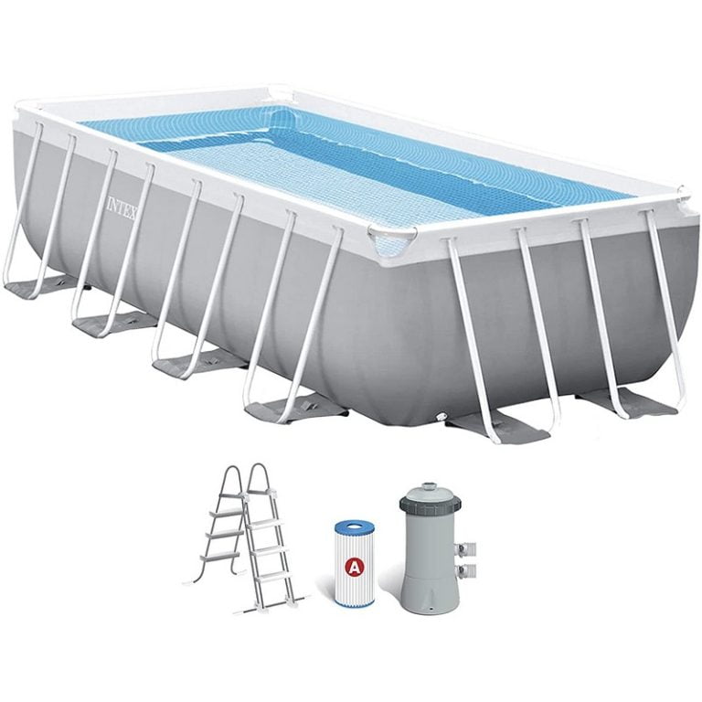 Intex - Prism Rectangular Frame Pool Set, 400 x 200 x 100 cm | Wonderbayt