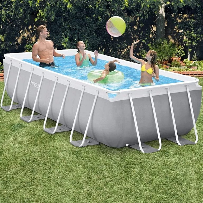 Intex - Prism Rectangular Frame Pool Set, 400 x 200 x 100 cm | Wonderbayt