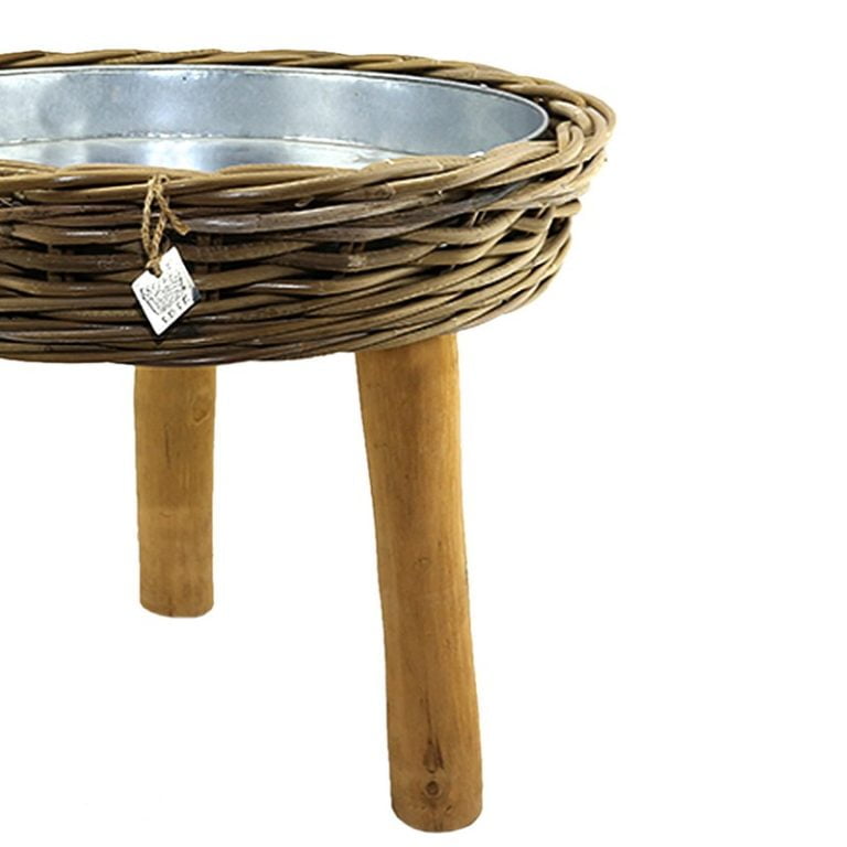 Plant stand rattan | Wonderbayt